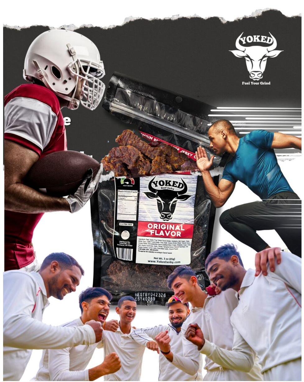 Protein That Tastes Good | Yoked Jerky High-Protein Snack
